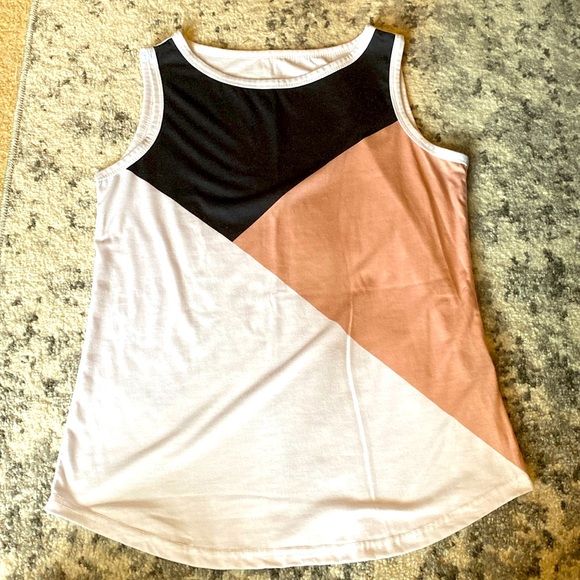 Tops | Colorblock Tank | Poshmark